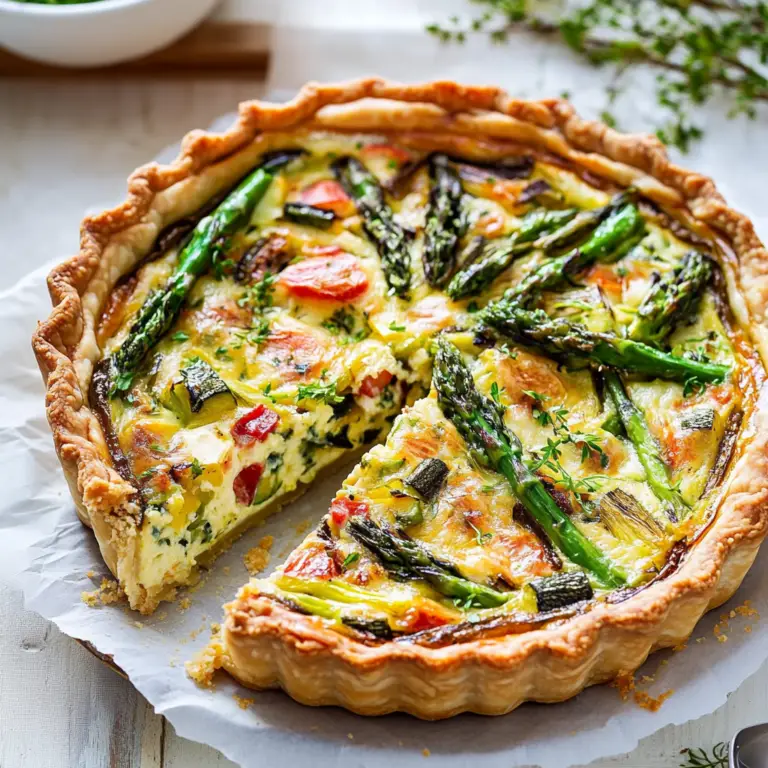 Spring Vegetable Quiche